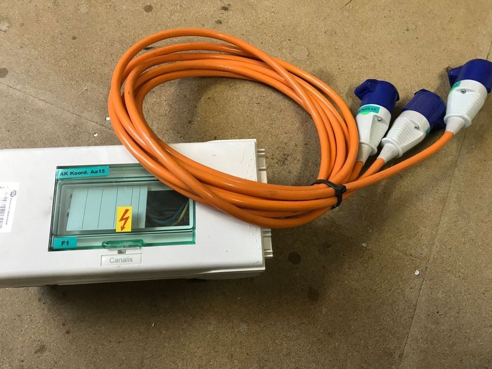 Abgangskasten,63A, leer, 3L+N+PE, 8 Teilungeinheiten (Gebraucht) in ...
