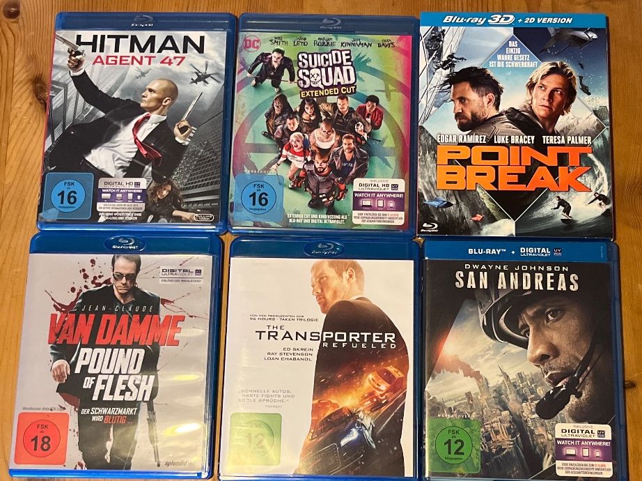 6 Blu-Ray Action Spielfilme (Gebraucht) in Zürich für CHF 12 – mit Lieferung auf Ricardo kaufen