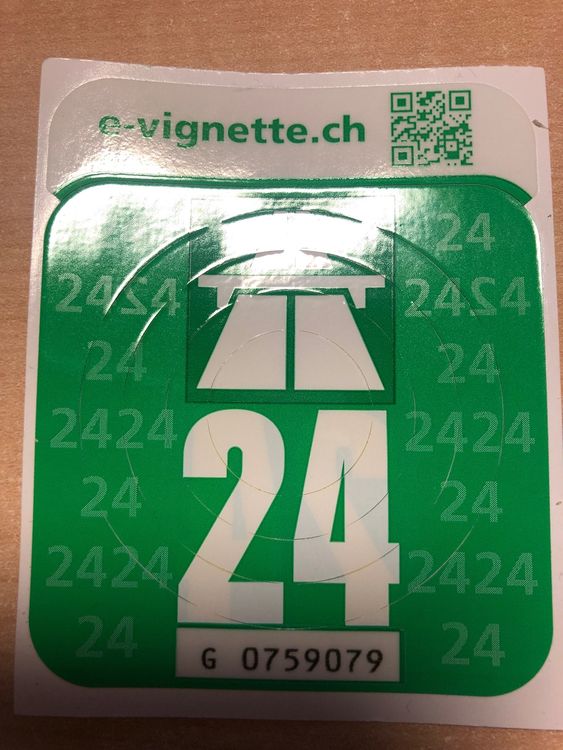 Auto-Vignette 2024 (Neu und originalverpackt) in Möhlin für CHF 37 – mit Lieferung auf Ricardo ...