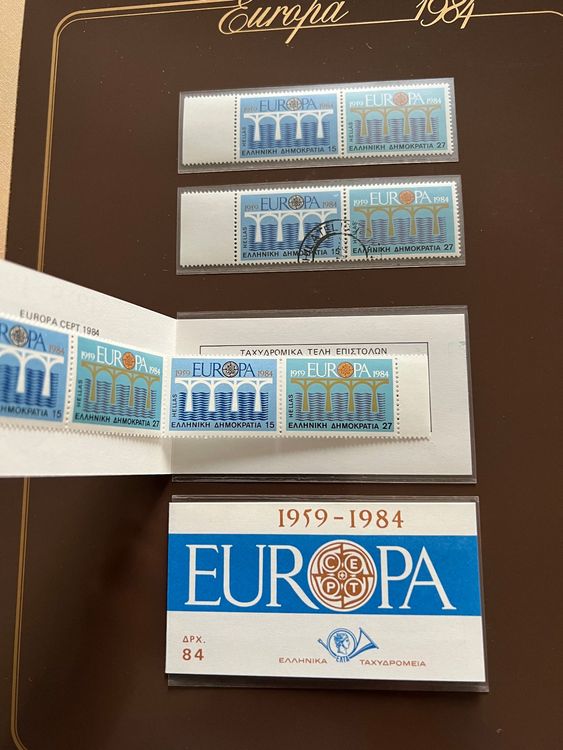 Europa CEPT 1984 Griechenland Briefmarkenheft⦿ und ** (611) (Gebraucht ...