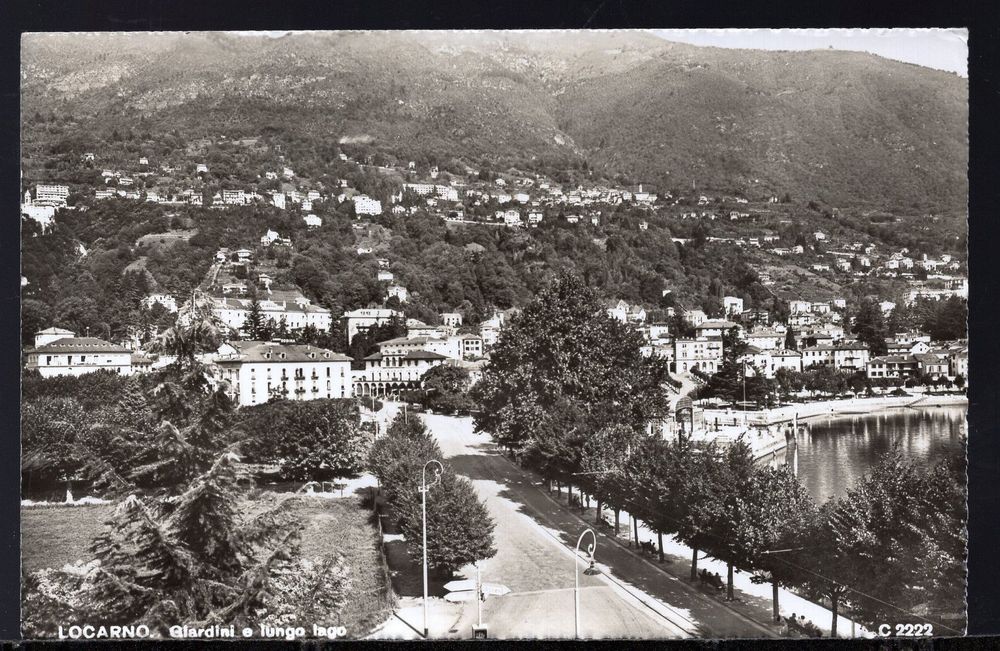 Locarno Glardini e lungo lago 1955 ( Foto Karte ) (Gebraucht) in Aarau für CHF 3 – mit Lieferung ...