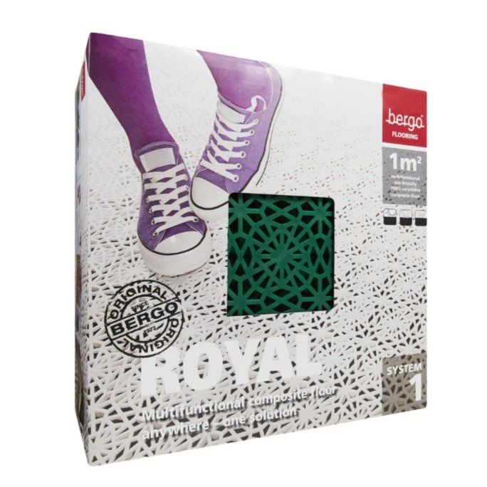 Bodenplatten Bergo Royal - grün - 1 m² (Neu und originalverpackt) in ...