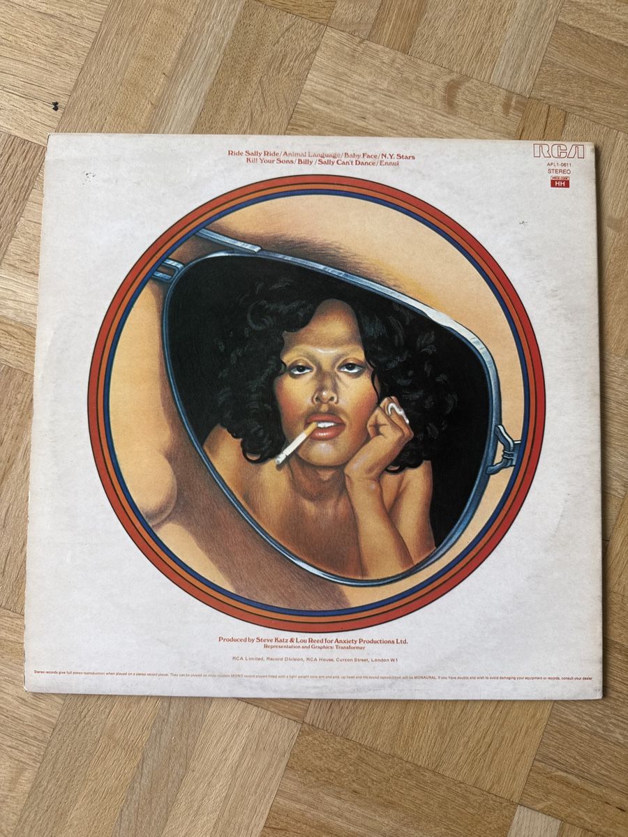 Lou Reed Sally Can't Dance LP Original Velvet underground (Gebraucht ...