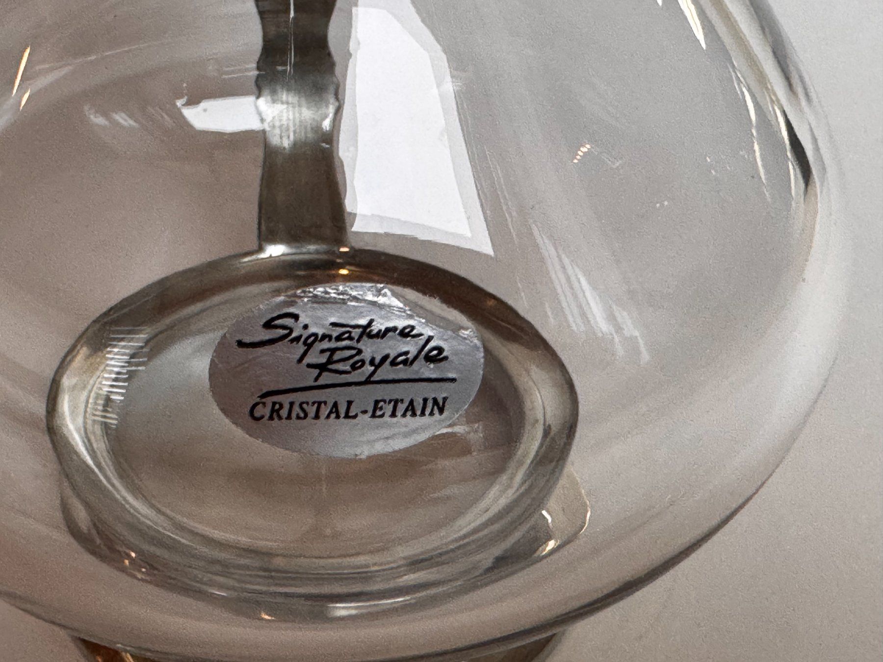 Carafe à décanter en cristal de la marque Signature Royale (D'occasion ...