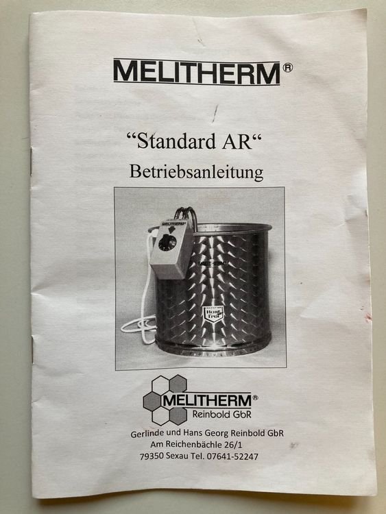 Melitherm - Honigverflüssiger für Imker (Gebraucht) in Zürich für CHF ...