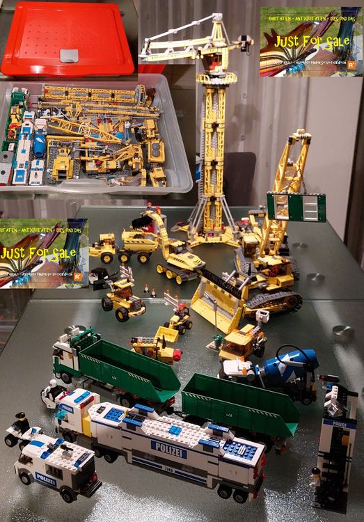 LEGO® CITY - 15 City-Sets 2005-10 - inkl. rotho Rollbox 60L (Neu ...