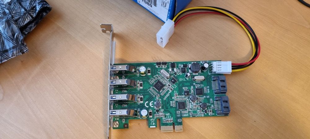 Syba 4 Port USB 3.0 und 2 SATA III PCIe 2.0 x 1 Card VLI (Gebraucht) in Suhr für CHF 40 – mit ...
