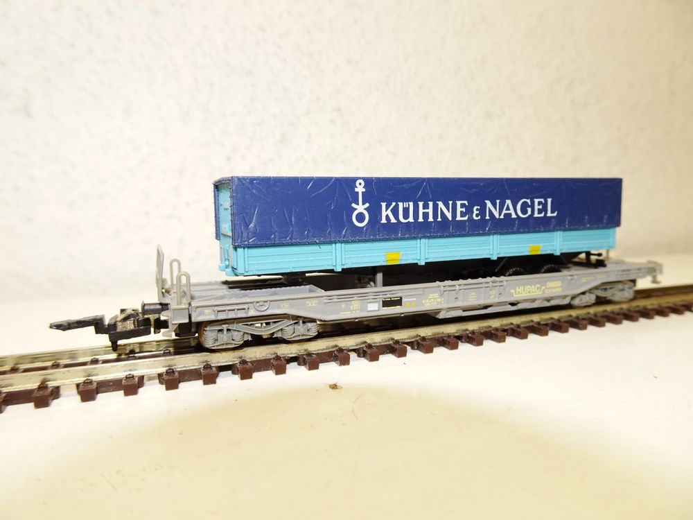 Roco Güterwagen Hupac Kühne & Nagel LKW Anhänger Spur N (4) | Kaufen ...