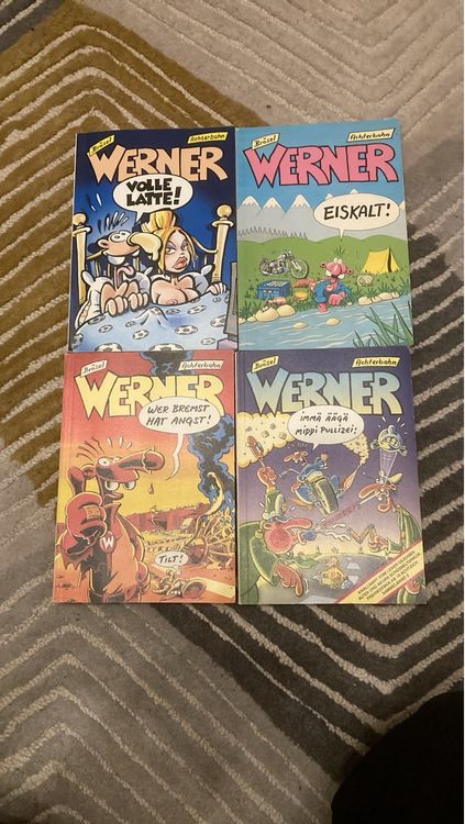 4 Werner Comics Achterbahn Brösel (Gebraucht) in Zürich für CHF 1 – mit ...
