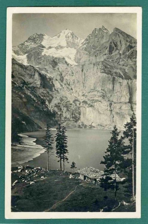 Oeschinensee mit Blüemlisalp, um 1920 | Kaufen auf Ricardo