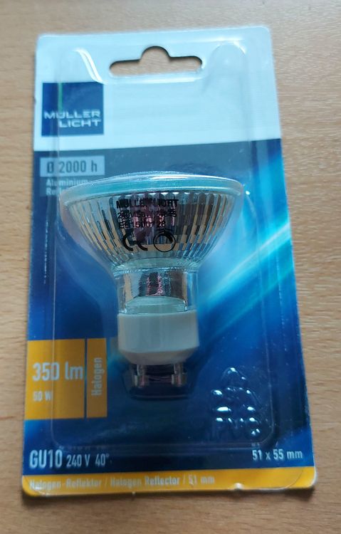 Spot Halogen, 50W, GU10 (Neu und originalverpackt) in Mettmenstetten ...