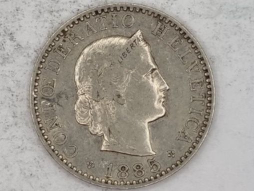 20 rappen 1885 Seltene Erhaltung (VZ) | Kaufen auf Ricardo