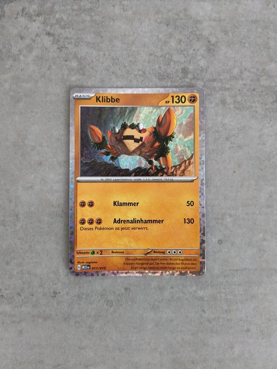 2023 McDonald's Pokémon Klibbe KP 130 Karte / Card | Kaufen auf Ricardo
