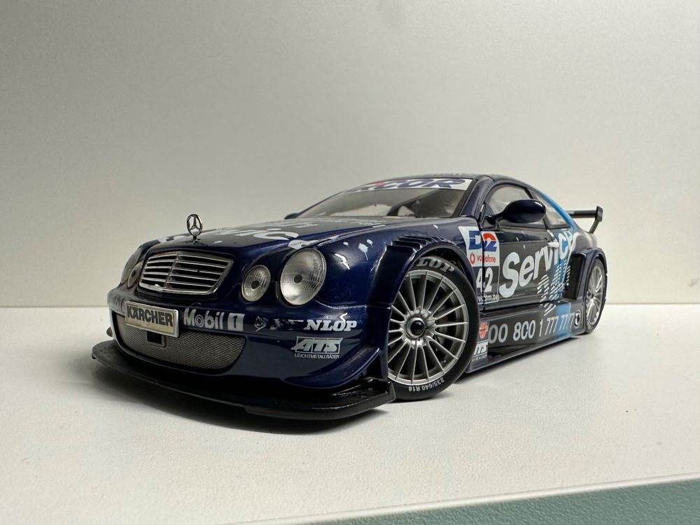 Mercedes-Benz CLK-DTM 1:18, blau, Turner, Maisto (Gebraucht) in Strengelbach für CHF 35 – mit ...