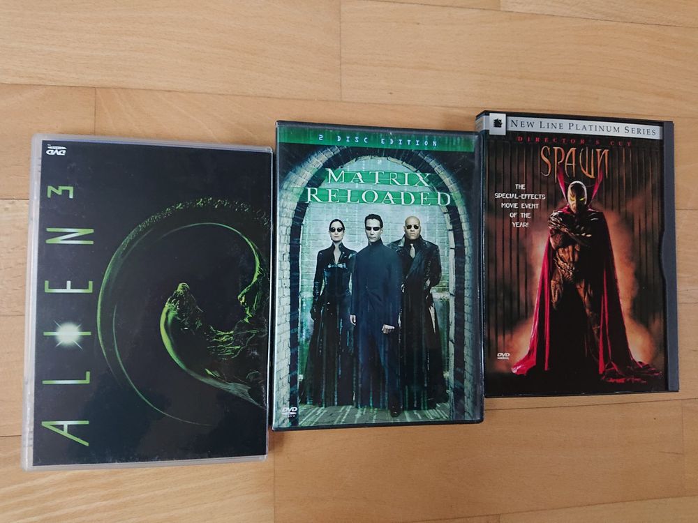 Alien 3, Matrix Reloaded, Spawn DVD | Kaufen auf Ricardo