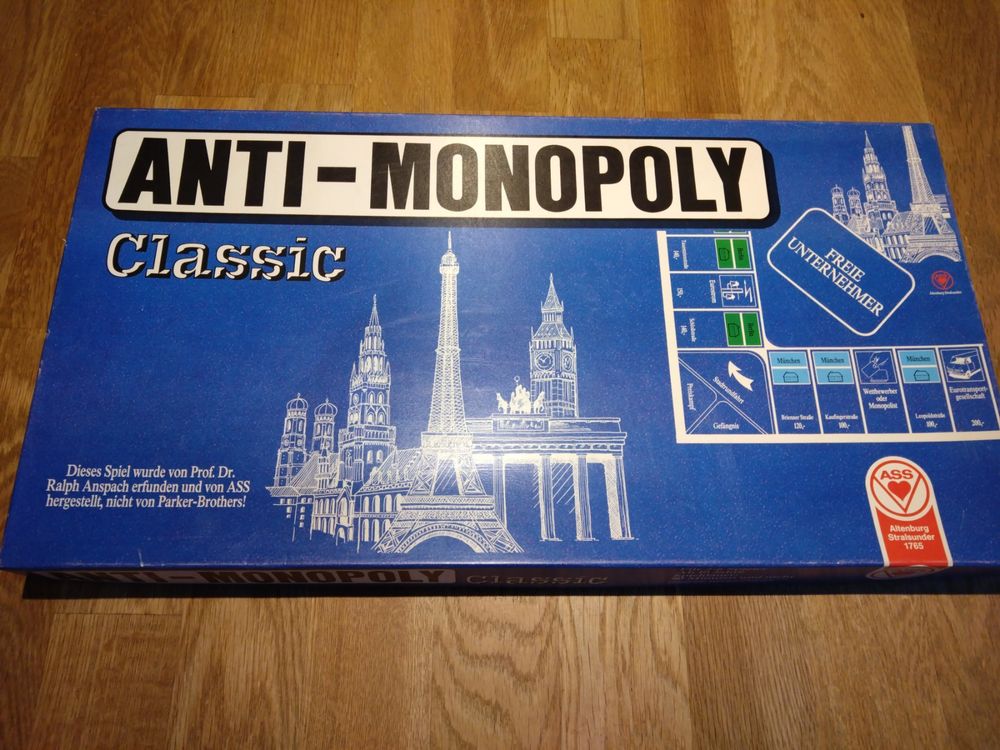 Anti - Monopoly Brettspiel (Gebraucht) in Schwarzenbach (Huttwil) für ...