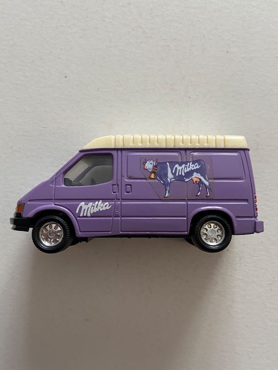 Miniature Matchbox Superkings Ford Transit 1989 MILKA | Kaufen auf Ricardo
