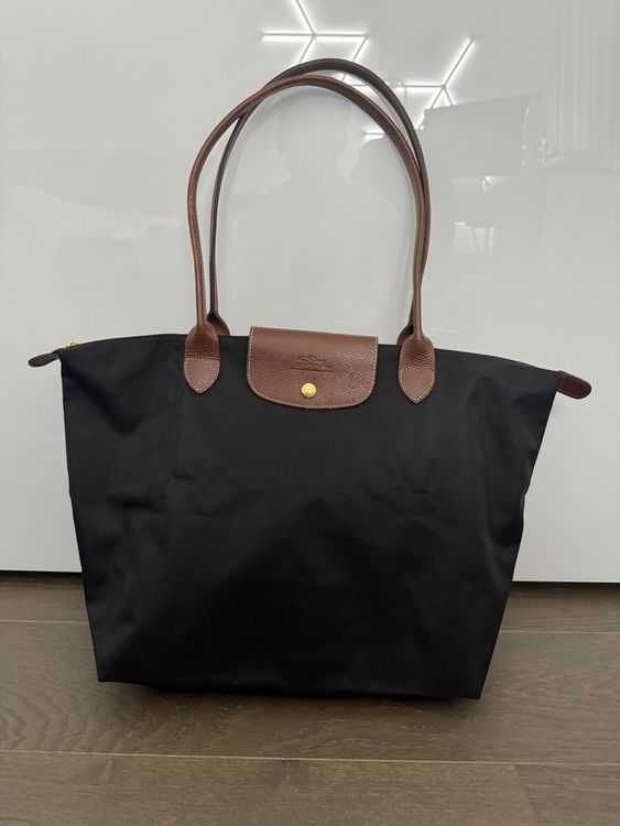 Longchamp Le Pliage "Shopping" in schwarz | Kaufen auf Ricardo