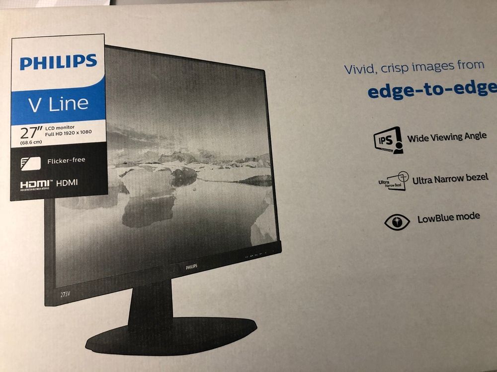 27" Full HD LCD Monitor Philips 273V7Q | Kaufen auf Ricardo