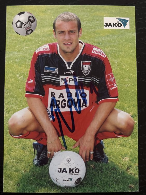 Signierte Sammlerkarte Patrick De Napoli FCA Aarau (Gebraucht) in ...