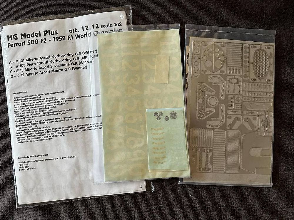 Ferrari 500 F2 échelle 1/12 MG model (Neu und originalverpackt) in ...