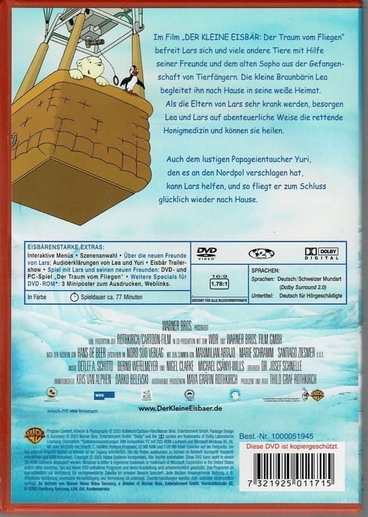 Der Kleine Eisbär - Der Traum vom Fliegen - Deutsch/Mundart | Kaufen auf Ricardo