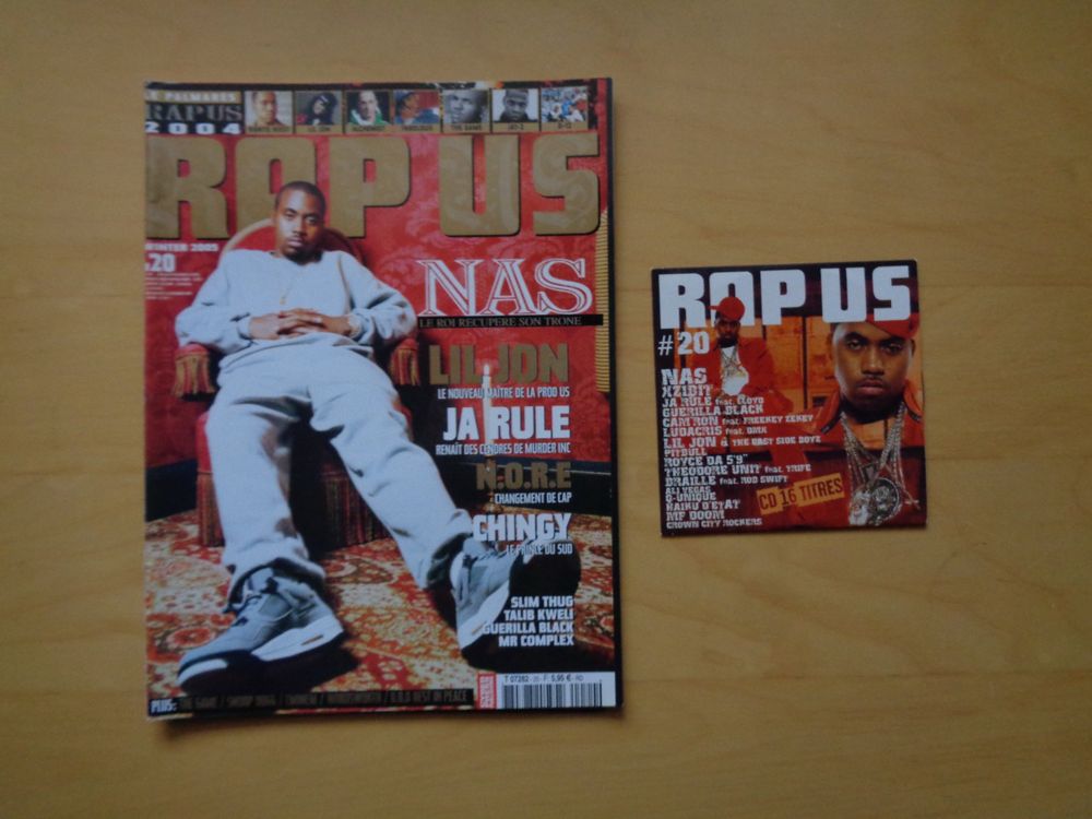 Rap US janvier 2005 Nas Slim Thug Talib Kweli Alchemist + CD (D ...