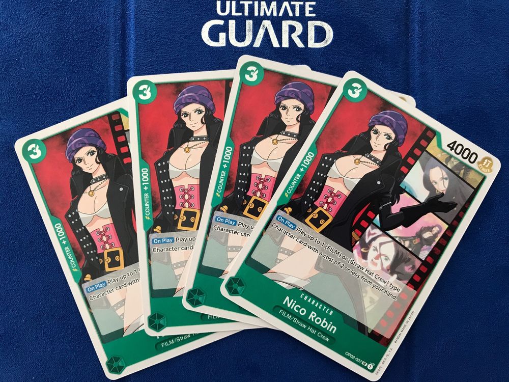4x One Piece TCG - Nico Robin Playset (Neu (gemäss Beschreibung)) in Lyss für CHF 1.1 – mit ...