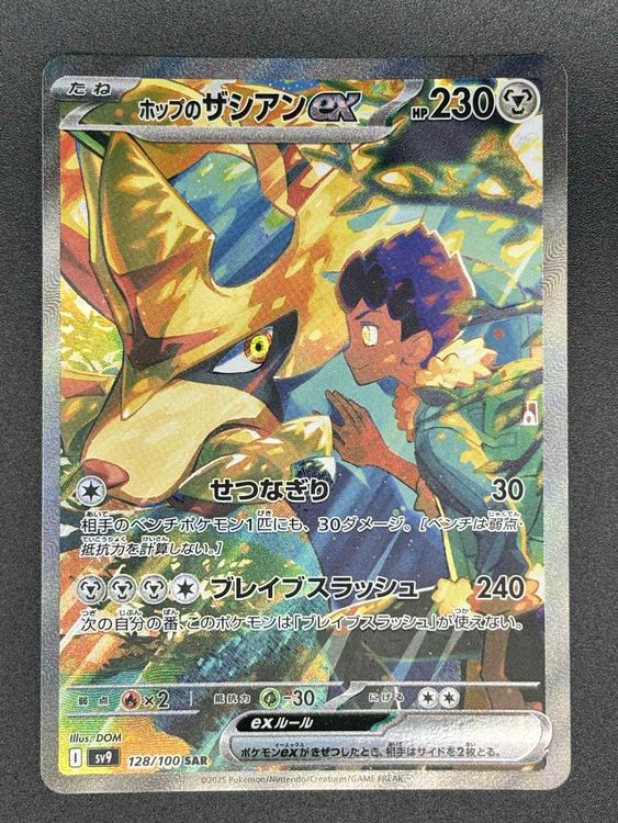 Hop's Zacian ex 128 SAR Pokemon Japanese Battle Partners sv9 (Gebraucht ...