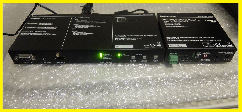 Lightware TPS Long Distance Receiver & Transmitter (Gebraucht) in Basel ...