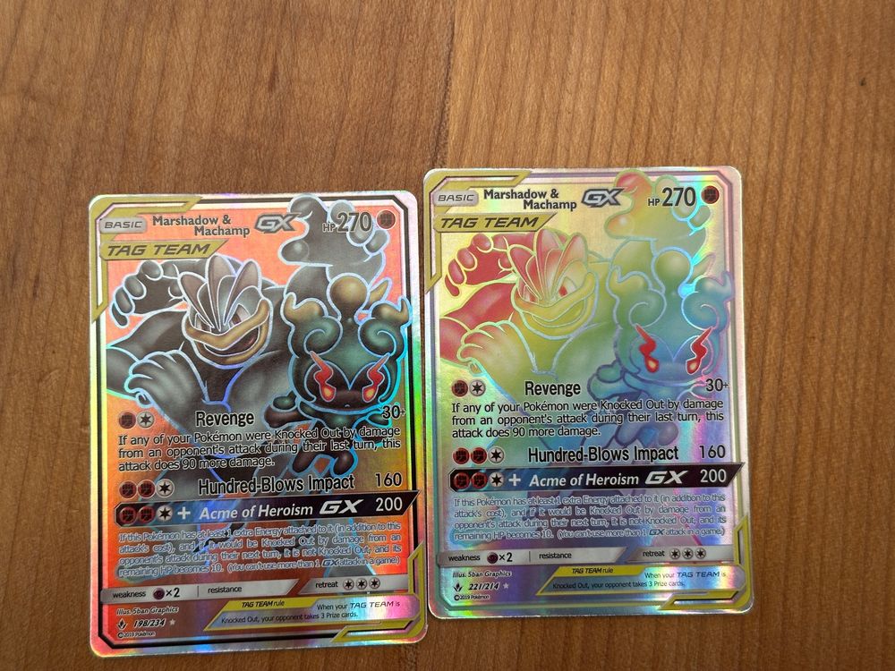 Pokémon GX Tag Team Marshadow & Machamp / Rainbow | Kaufen auf Ricardo