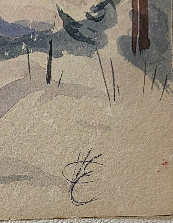 Aquarell Clara Vogelsang Eymann (35 x 25) 40 % seines Wertes (Gebraucht ...
