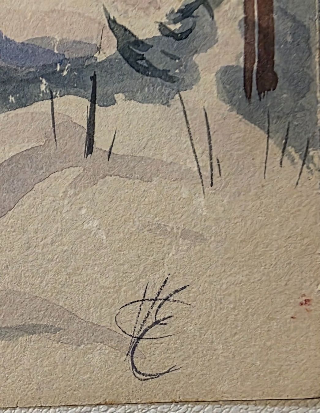 Aquarell Clara Vogelsang Eymann (35 x 25) 40 % seines Wertes (Gebraucht ...