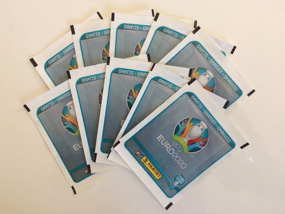 Panini-Briefchen Euro 2020 (10x2 Bilder) | Kaufen auf Ricardo