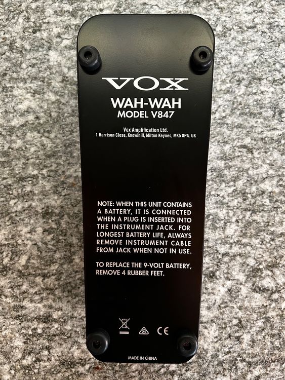 Vox Wah Wah V847 (Neu und originalverpackt) in Val-d’Illiez für CHF 40 – mit Lieferung auf ...