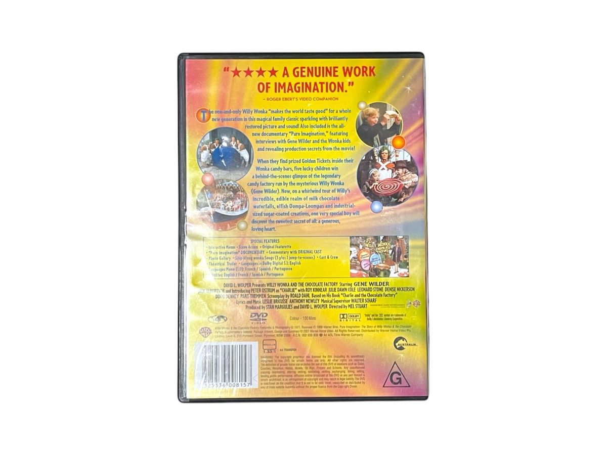 Willy Wonka & The Chocolate Factory 1971 DVD NTSC (Gebraucht) in Luzern ...
