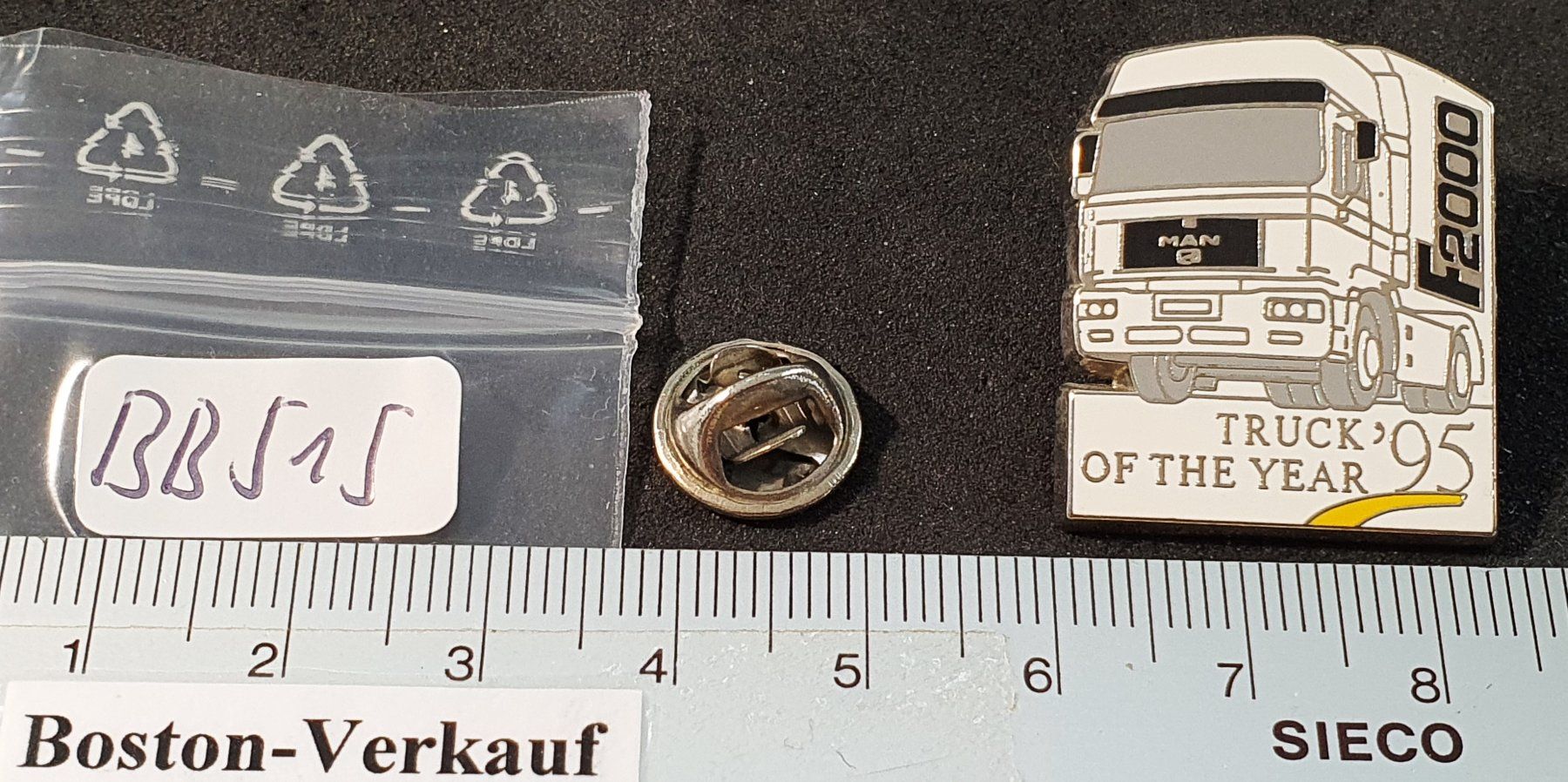 BB015 Pin LKW Zugmaschine MAN F2000 Truck 95 of the Year 95 (Defekt) in ...