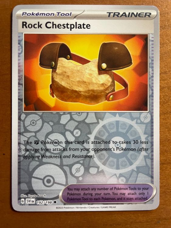 Pokemon Rock Chestplate Reverse (Versand gratis) (Neu (gemäss ...