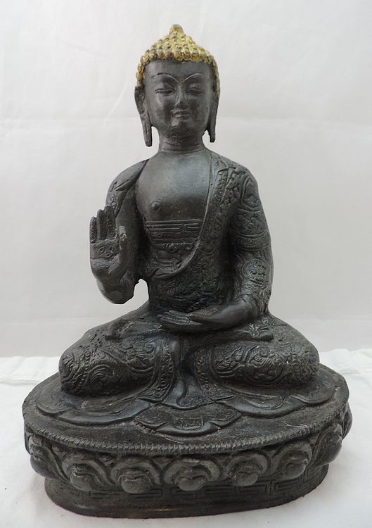 Bronze Buddha aus Thailand (Gebraucht) in Duggingen für CHF 98 – mit Lieferung auf Ricardo kaufen
