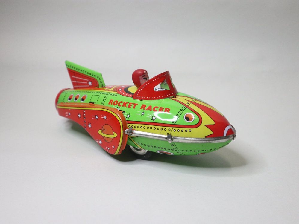 Rocket Racer Blech Rakete Friktion 2 (Neu (gemäss Beschreibung)) in ...