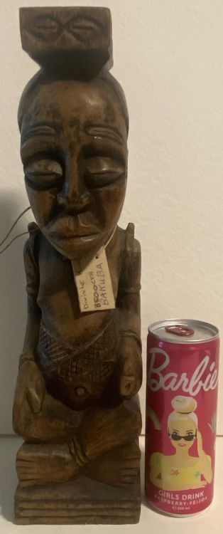 Sehr alte Handgeschnitzte Afrikanische Holz Figur (Bakuba) | Kaufen auf Ricardo