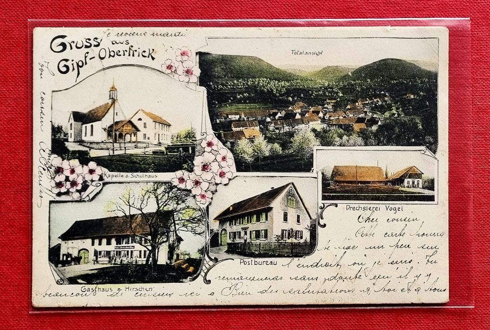 Gipf - Oberfrick - Hirschen - Postbüro - Drechslerei - 1906 | Kaufen ...