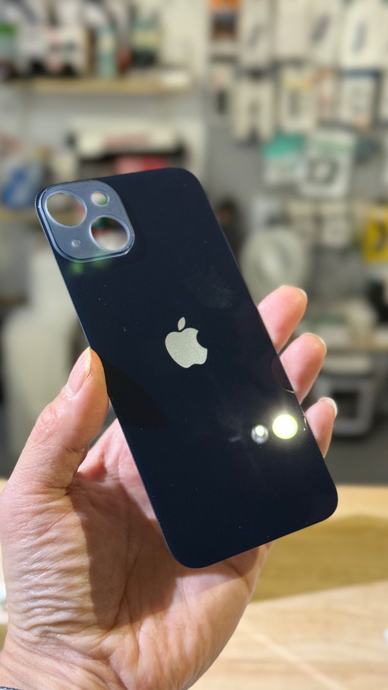 Vitre Arrière IPhone 13 paroi arrière Mauve avec logo (Neuf avec ...