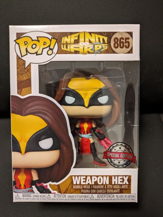 Funko Pop! Infinity Wars - Weapon Hex #865 (Neu und originalverpackt ...
