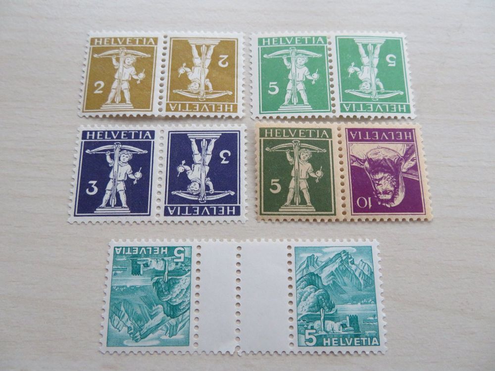 kleines Lot Kehrdrucke, postfrisch**, ab 1.- | Kaufen auf Ricardo