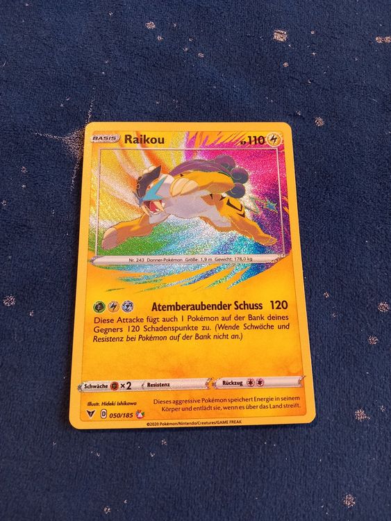 Strahlendes Raikou/Radiant Raikou (DE) Vivid Voltage 50/185 (Neu ...