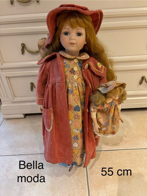 Porzellanpuppe mit Ständer „Bella Moda“ (Gebraucht) in Schwarzenburg ...
