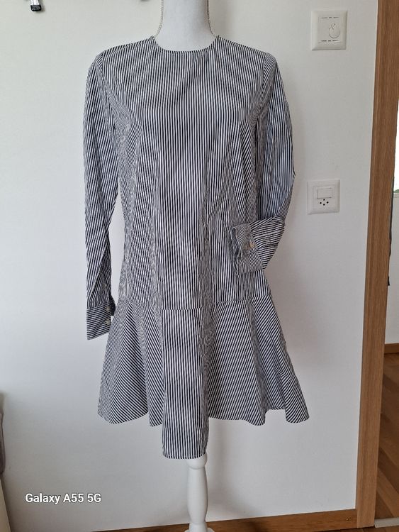 Robe chemise rayée bleu marine SUISTUDIO T36 (Gebraucht) in Payerne für CHF 50 – mit Lieferung ...