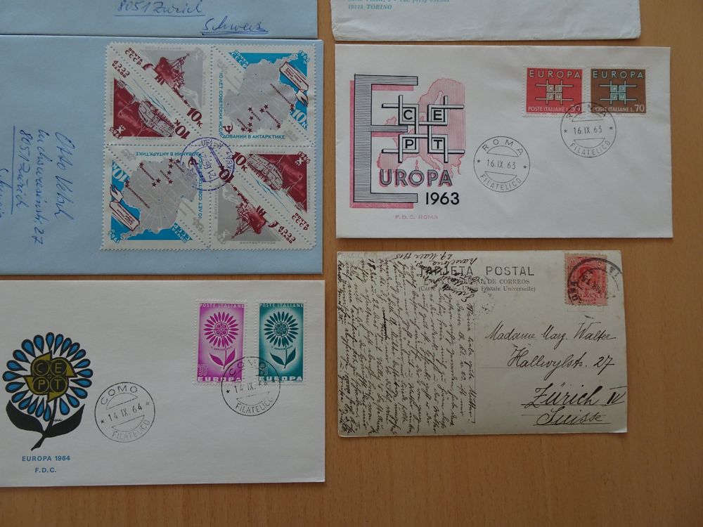 EUROPA + USA > 15 x Brief/Belegsammlung, Postkarte | Kaufen auf Ricardo