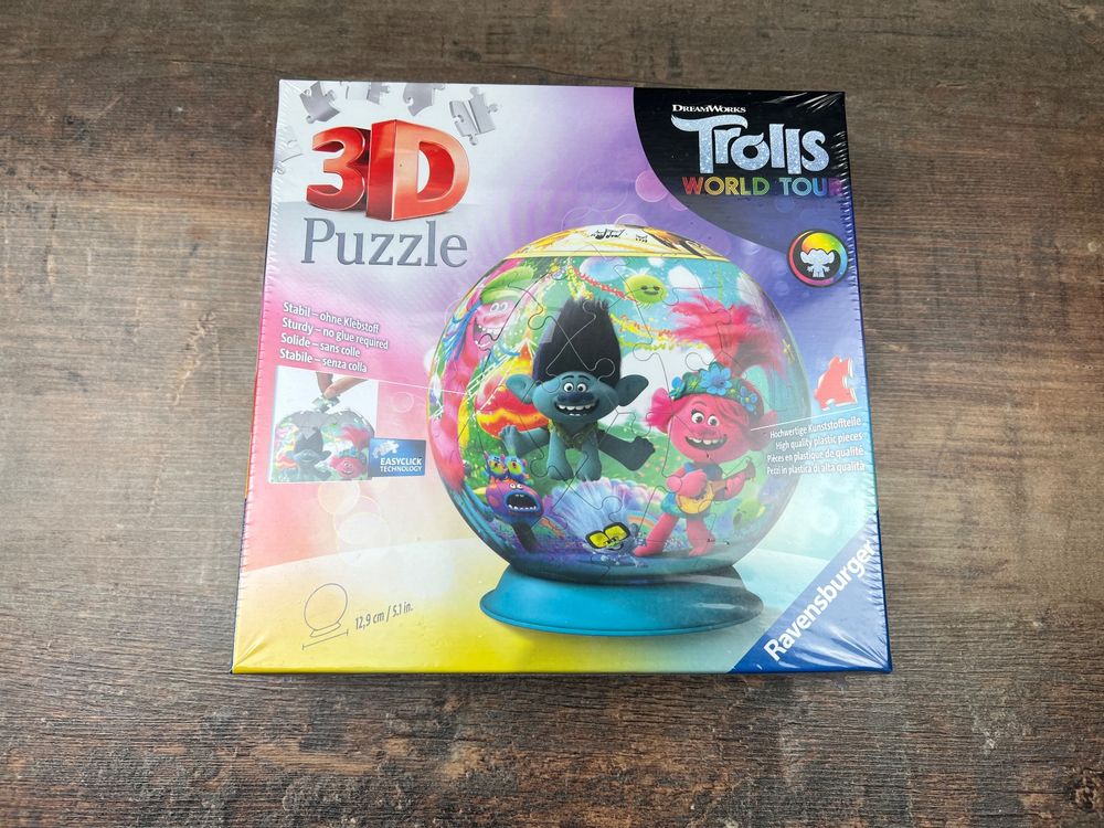 Trolls World Tour Ravensburger Puzzle Ball (Neu und originalverpackt ...